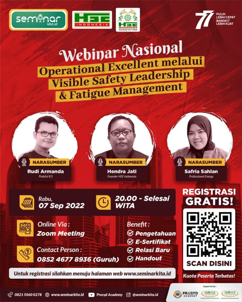 Operasional Excellent melalui Visible Safety Leadership n Fatigue ... Operasional Excellent melalui Visible Safety Leadership n Fatigue ...